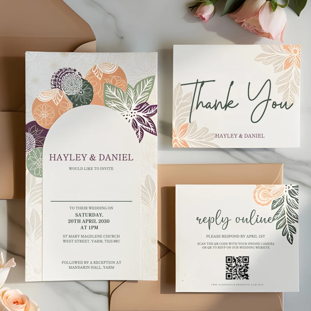 Free & Elegant Wedding Invitation Templates On Pixlr Designer
